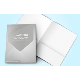 Pocket Folder Standard 14pt Gloss Cover C2S + Soft Touch Laminated