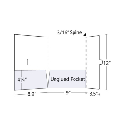 9x12 Right Tuck Tab Pocket Folder