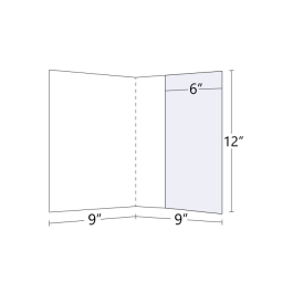 Lateral 6 inch Inside Right Pocket Folder