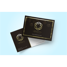 Postcards - Soft Touch Matte Lamination + Raised Metallic Foil