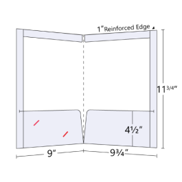Top/Side Reinforced Pocket Folder