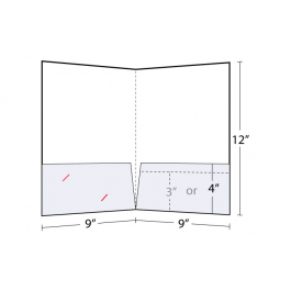 9x12 Standard Pocket Folder / Full Color Process