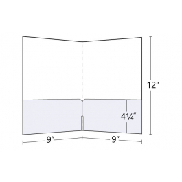 9x12 Continuous Horizontal Pocket Folder