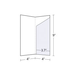 4x9 vertical Pocket Folders